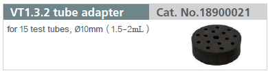 DLAB VT1.3.2 Tüp Adaptörü 15 delikli test tüpleri için, Ø10mm, Dlab ...